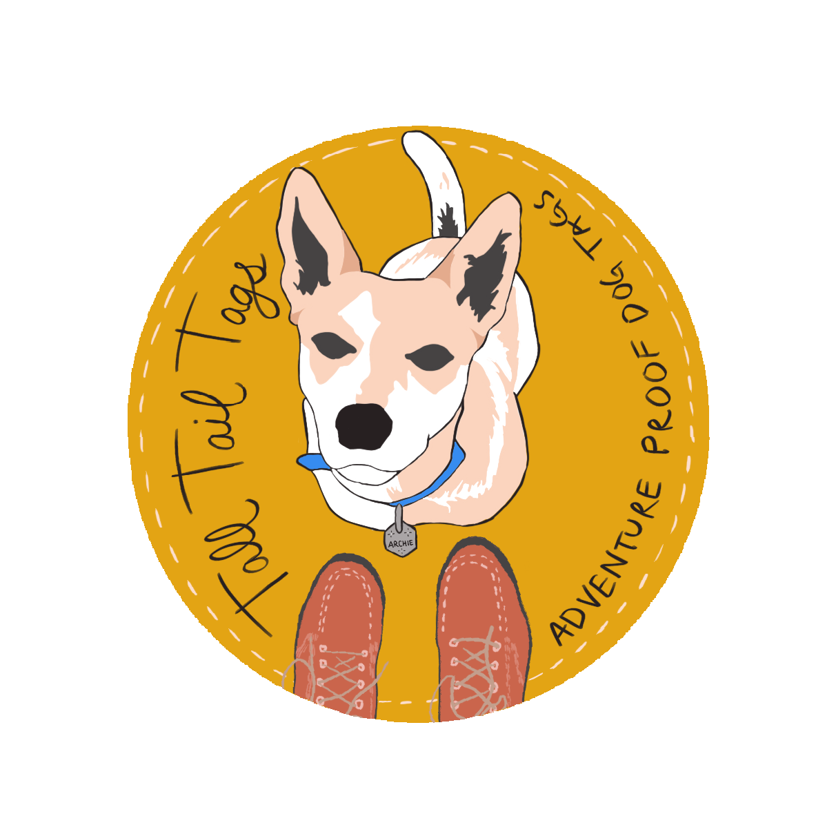“Tall Tail Tags” logo – TNK Artworks